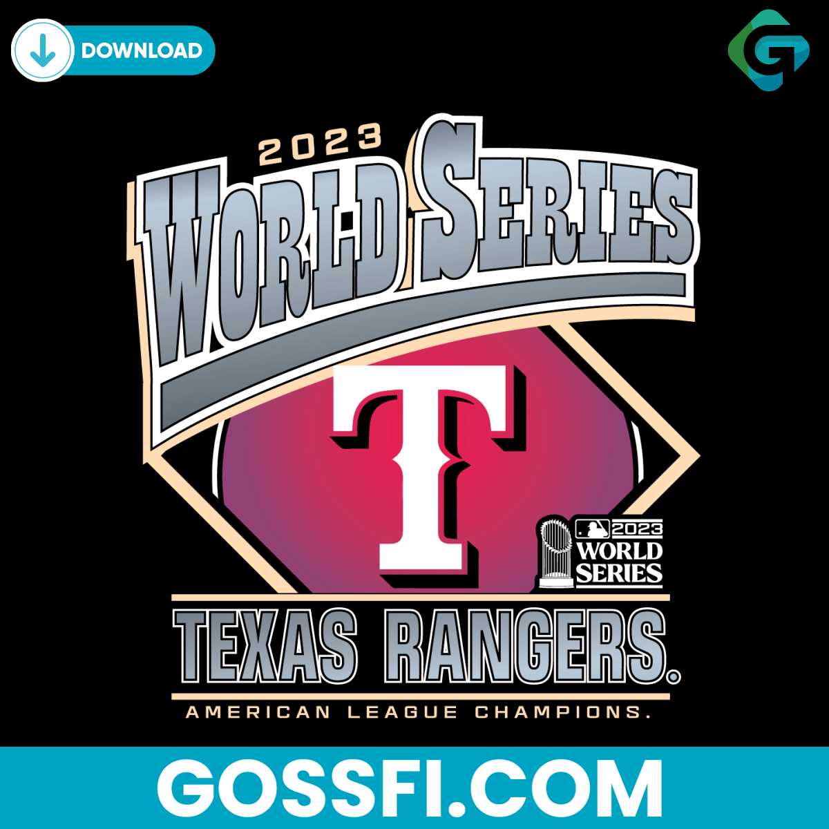 Rangers World Series 2023 Champions Svg - Gossfi.com