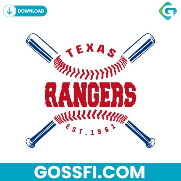 Texas Rangers Est 1961 Svg Cricut Digital Download - Gossfi.com