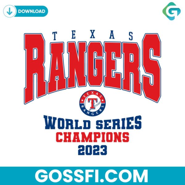 Texas Rangers 2023 World Series Baseball Svg - Gossfi.com