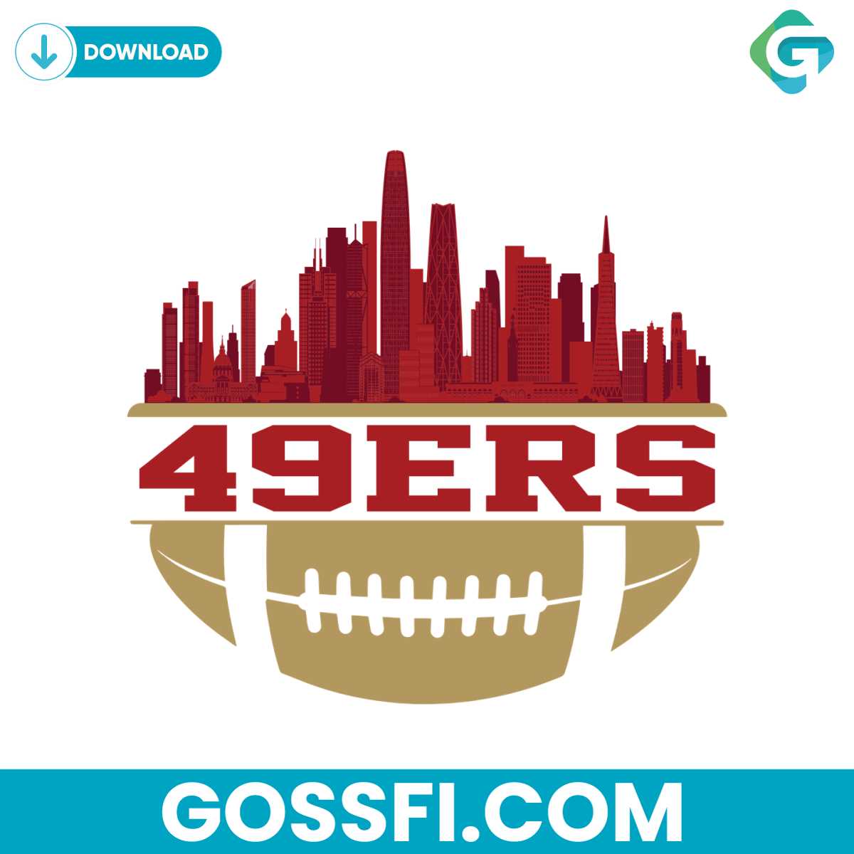 49ers Football San Francisco Svg Cricut Digital - Gossfi.com