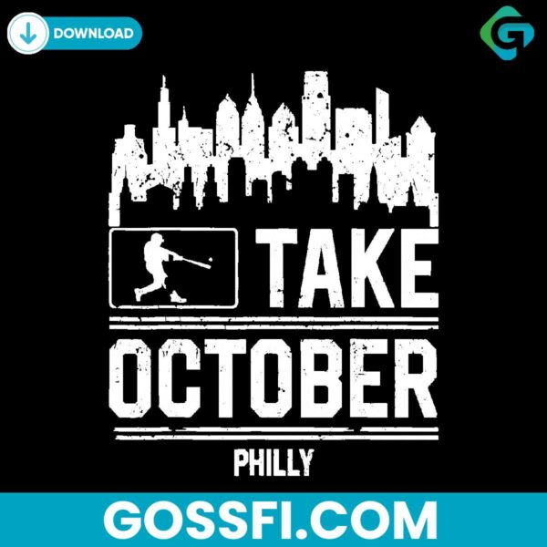 Phillies Take October In October We Wear Red Svg - Gossfi.com