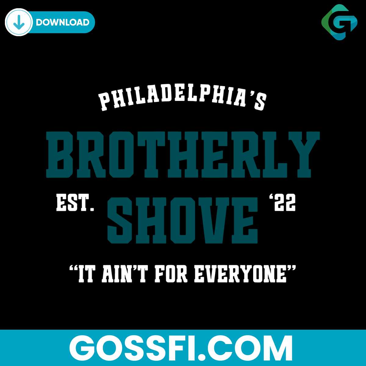 Philadelphia Eagles Brotherly Shove Svg - Gossfi.com