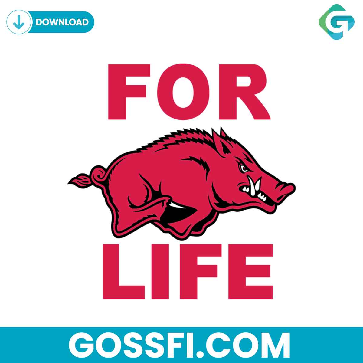Arkansas Razorbacks Svg Cricut Digital Download - Gossfi.com