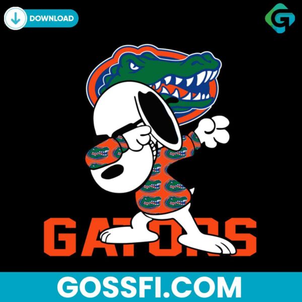 Snoopy Florida Gators Football Svg Digital Download - Gossfi.com