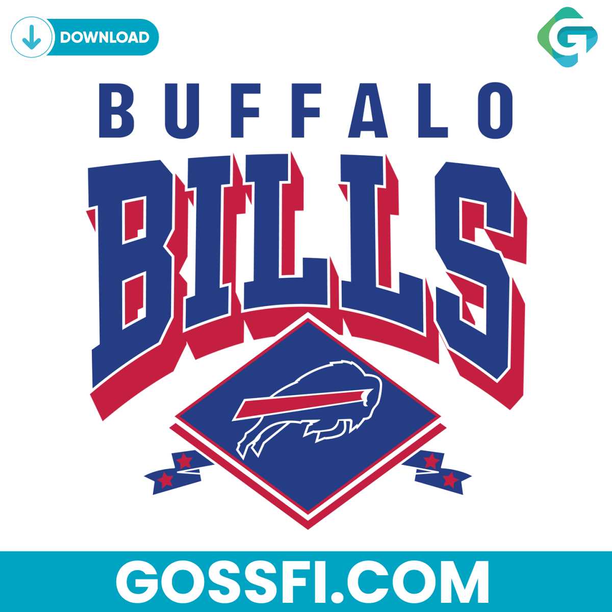 Vintage Buffalo Bills Football Svg Digital Download - Gossfi.com