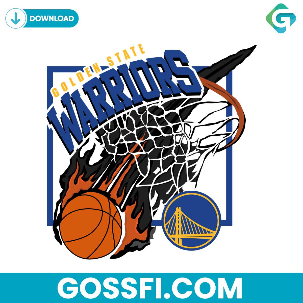 Golden State Warriors Basketball Svg Digital Download - Gossfi.com