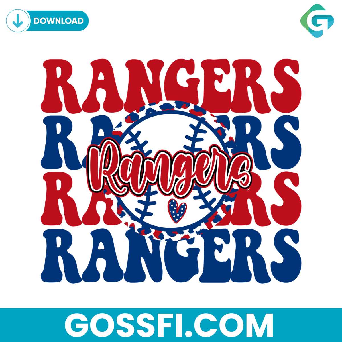 Rangers Baseball MLB Svg Cricut Digital Download - Gossfi.com