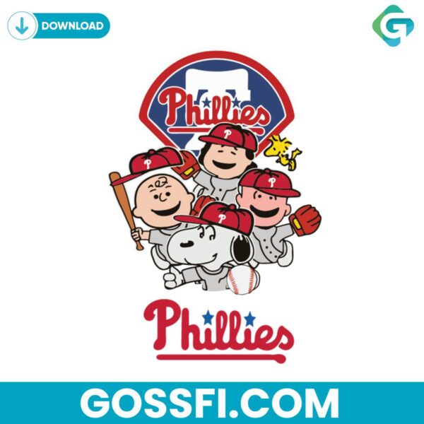 Philadelphia Phillies Svg Snoopy Charlie Brown Svg - Gossfi.com