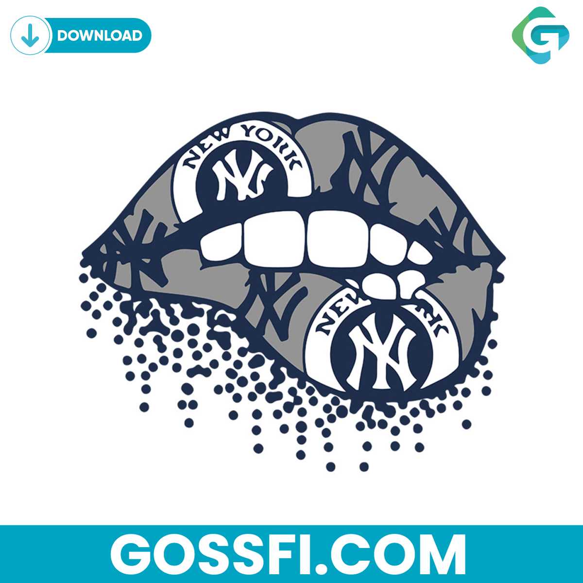 New York Yankees Sugar Skull Svg Digital Download - Gossfi.com