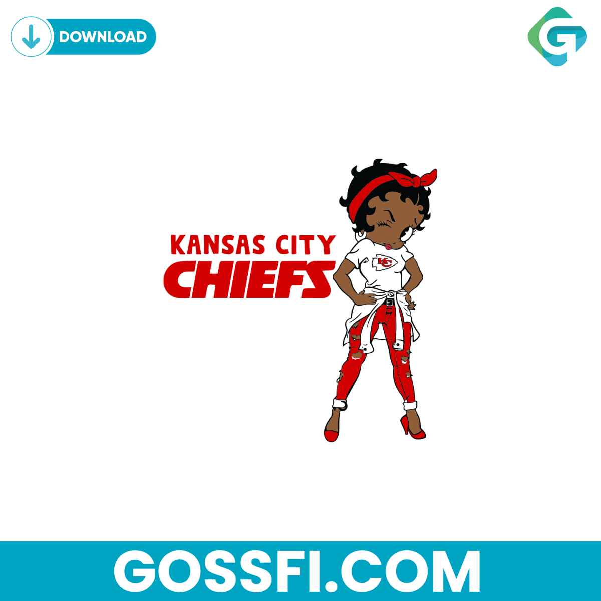 Kansas City Chiefs Girl Svg Digital Download - Gossfi.com