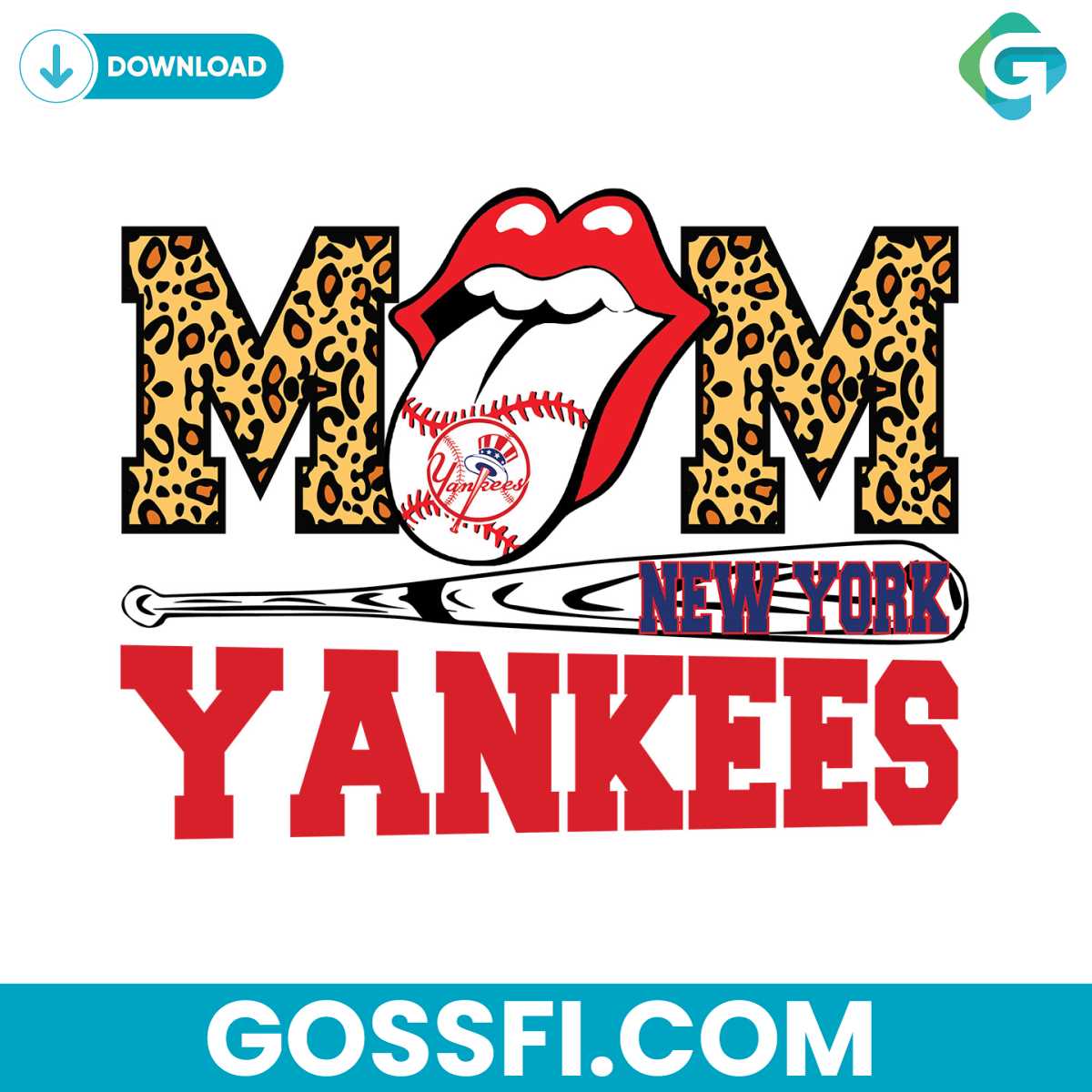 New York Yankees Baseball Mom Svg Digital Download - Gossfi.com