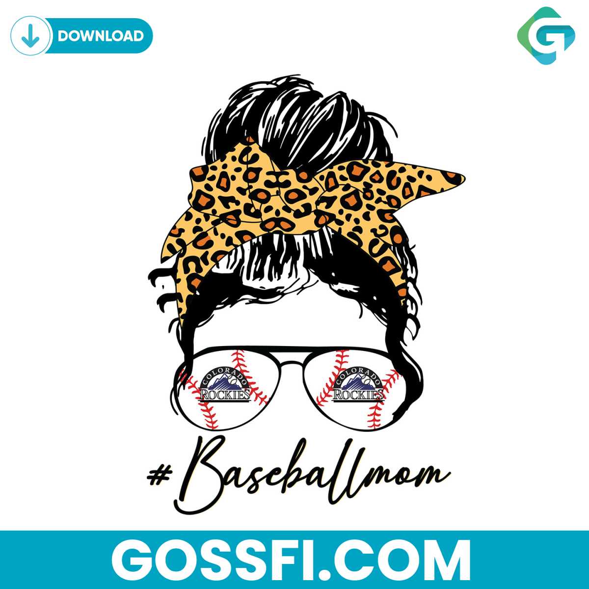 Colorado Rockies Baseball Mom Svg - Gossfi.com