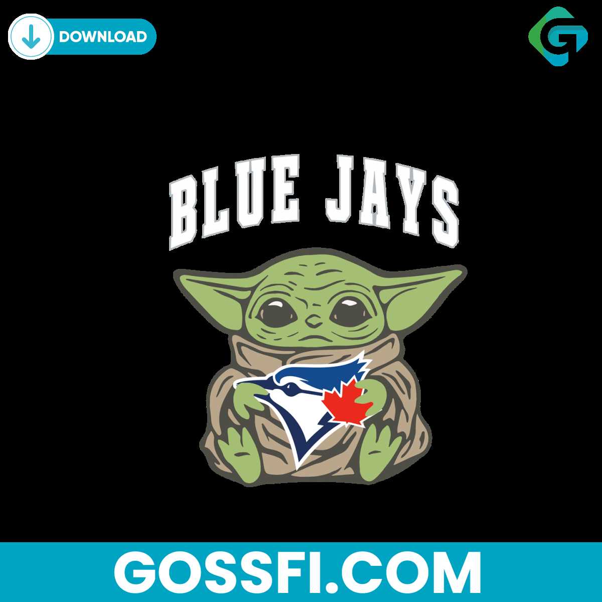 Blue Jays Baby Yoda Svg Digital Download - Gossfi.com