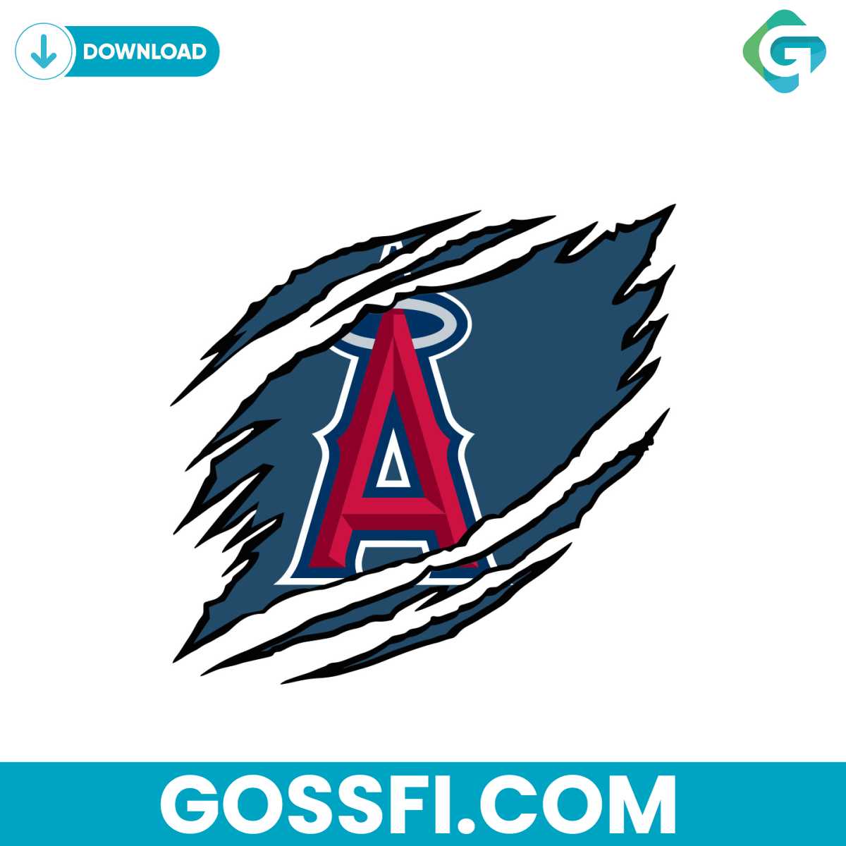 Lost Angeles Angels Logo Svg Digital Download - Gossfi.com