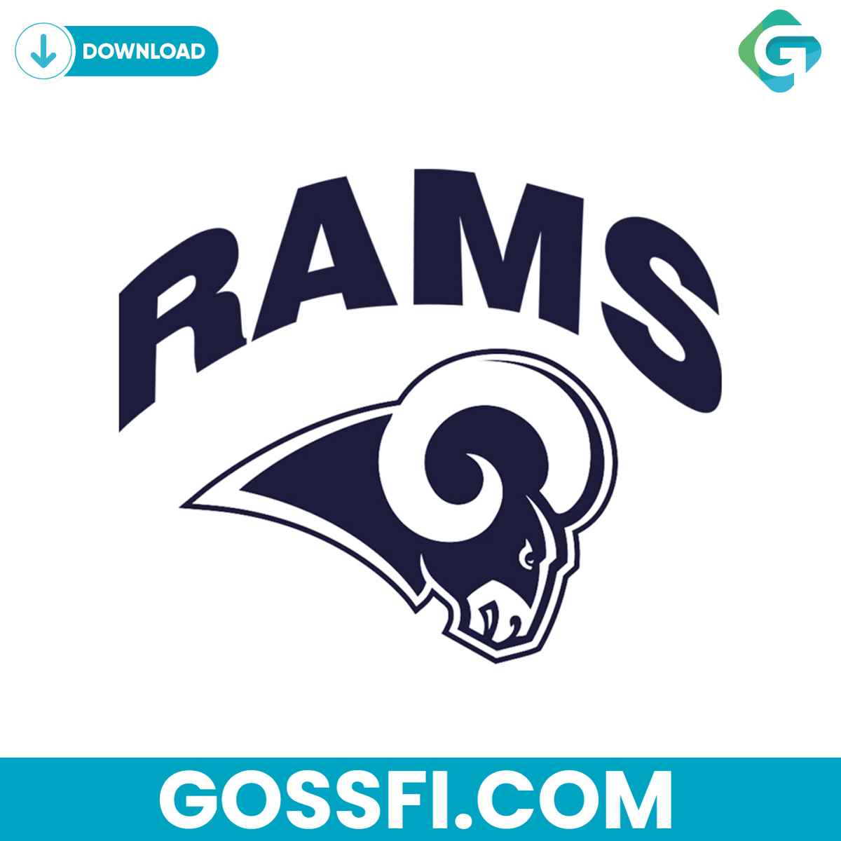 Los Angles Rams California Map Svg Digital Download - Gossfi.com