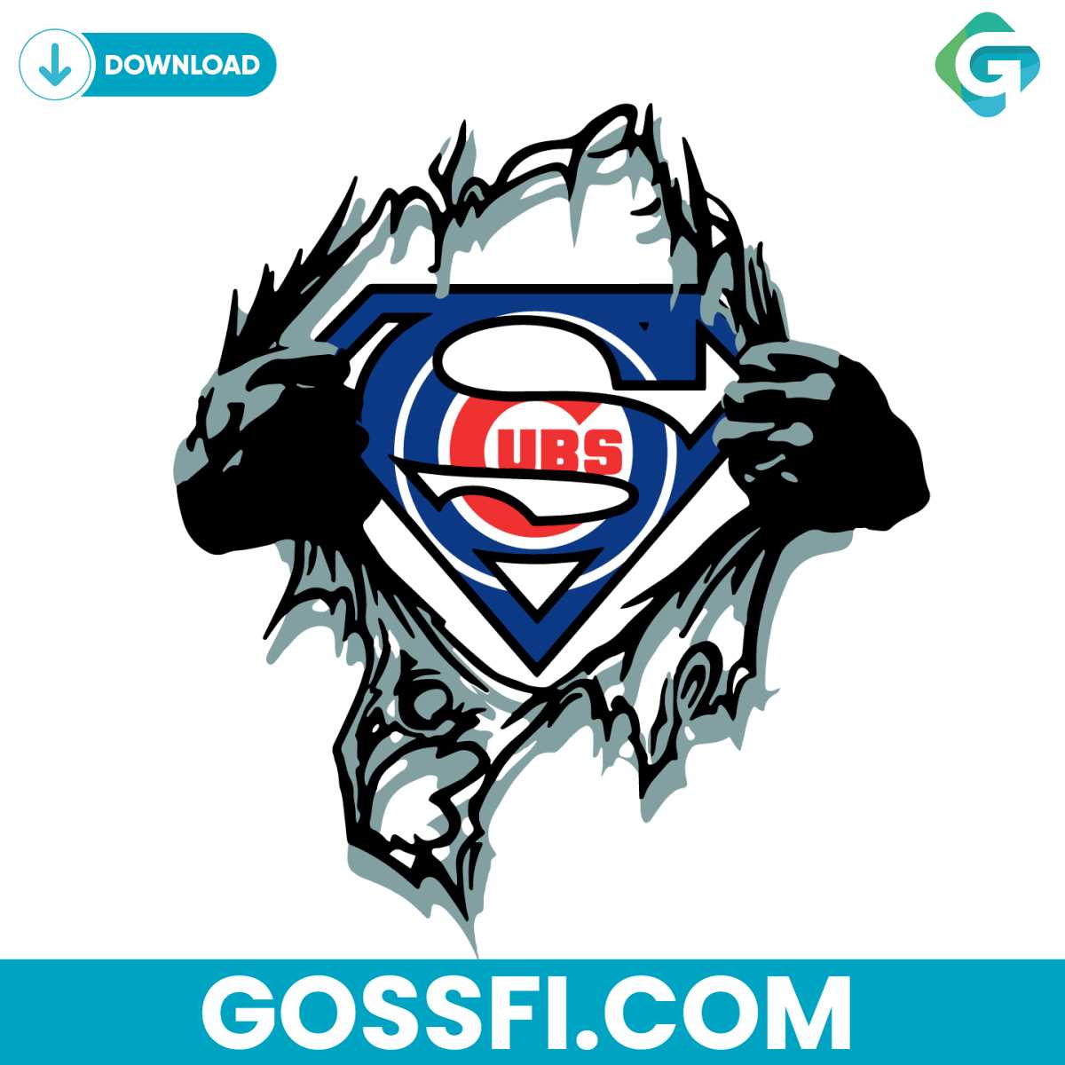 Chicago Cubs Logo Svg Digital Download - Gossfi.com