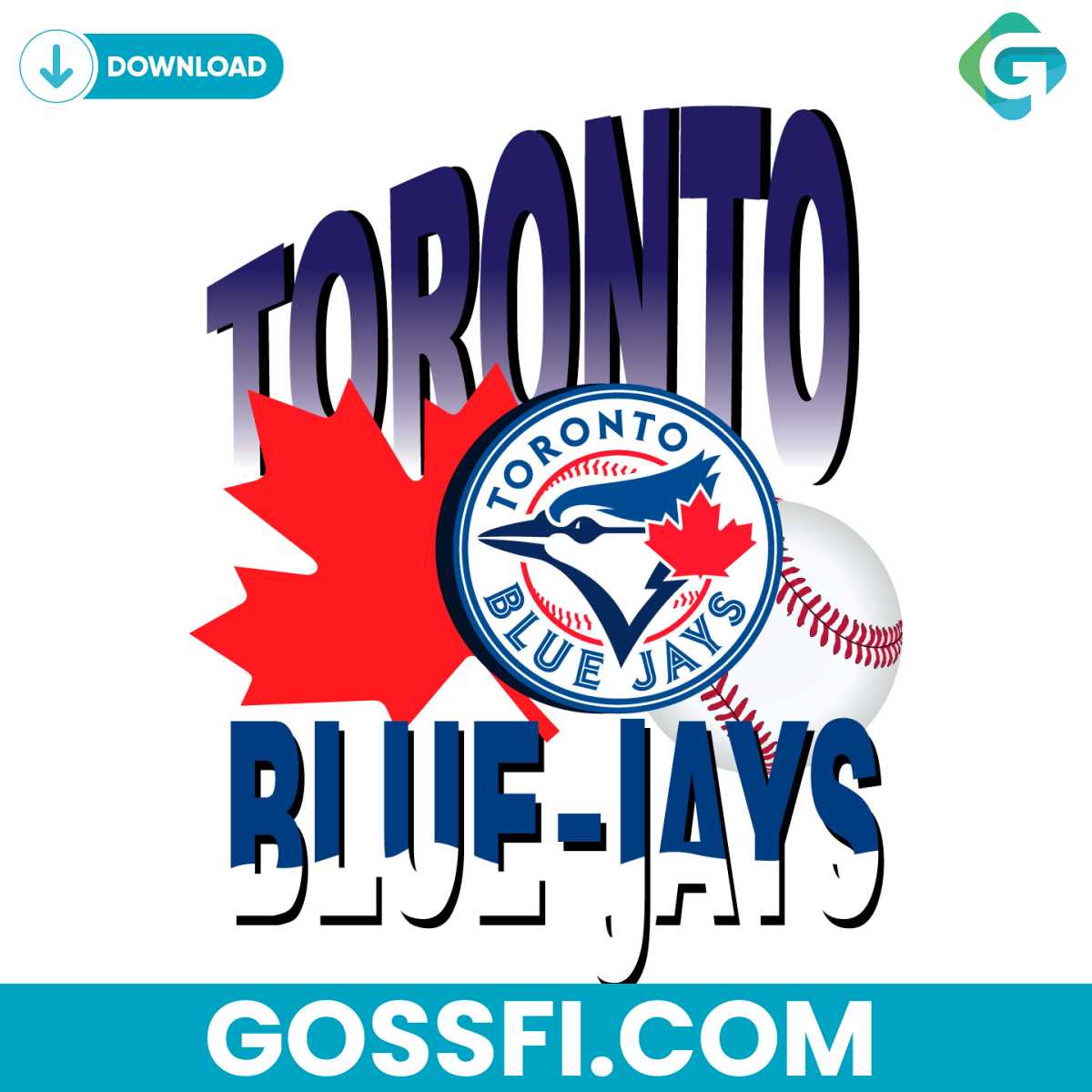 Toronto Blue Jays Baseball Svg Digital Download - Gossfi.com