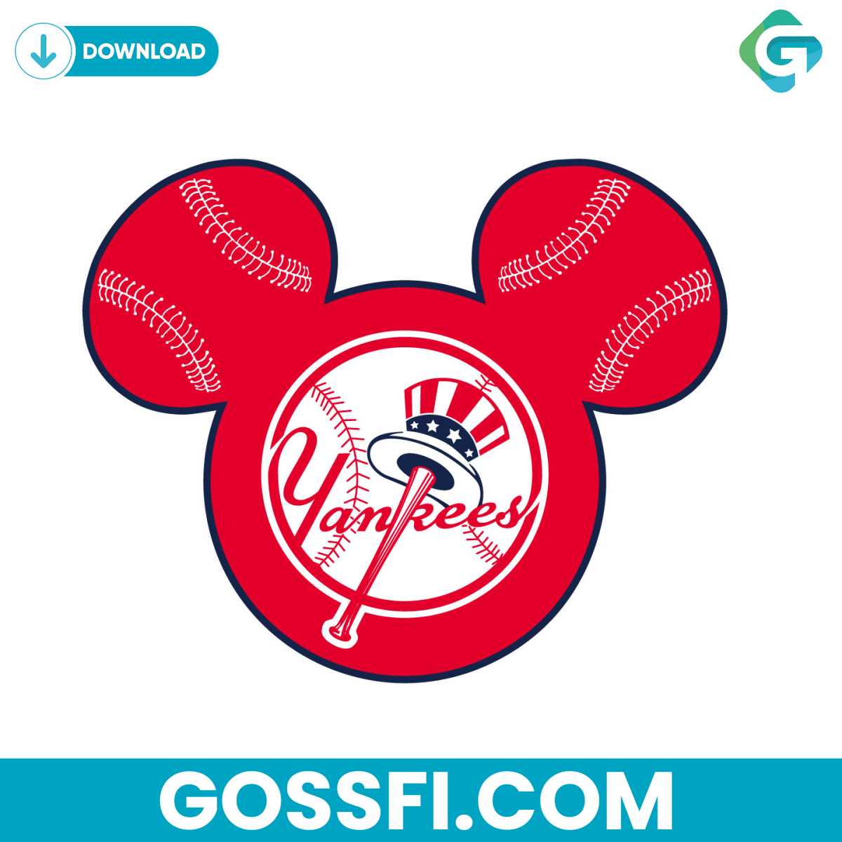New York Yankees Claw Logo Svg Digital Download - Gossfi.com