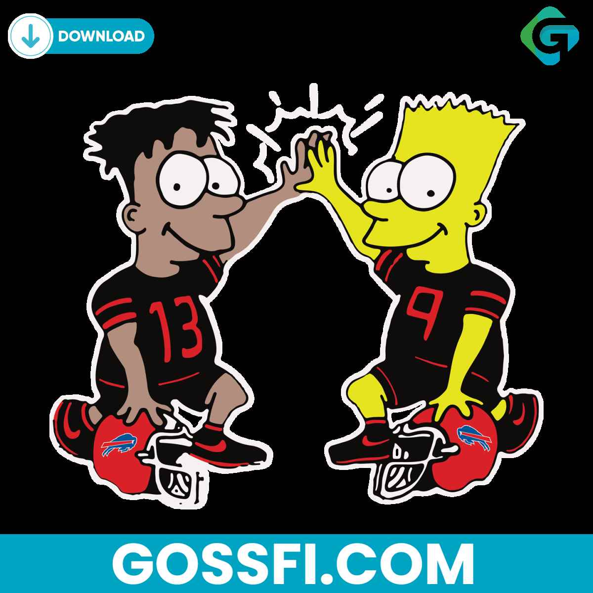 The Simpson Buffalo Bills Svg Digital Download - Gossfi.com