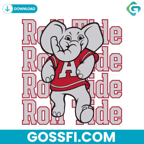 Alabama Crimson Tide Lips Logo Svg Digital Download - Gossfi.com