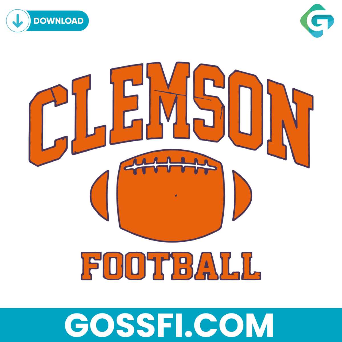 Clemson Tigers Football Svg Digital Download - Gossfi.com