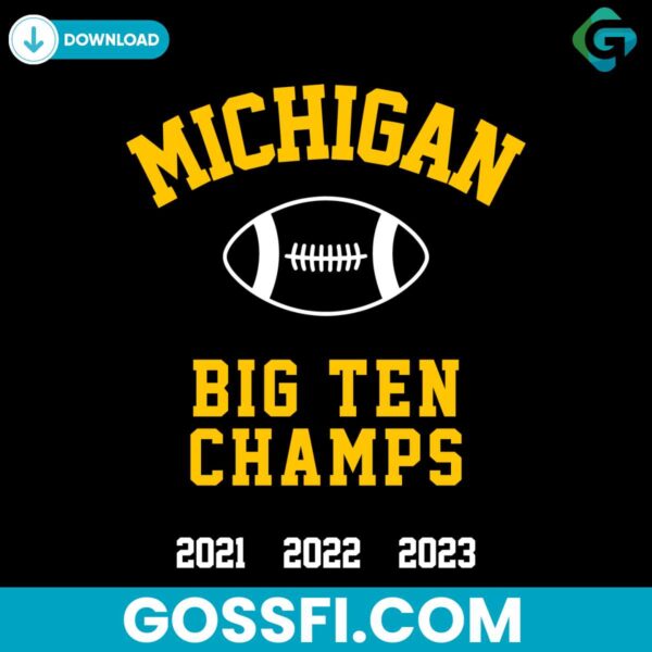 Champions Michigan Rose Bowl Game Svg Digital Download - Gossfi.com