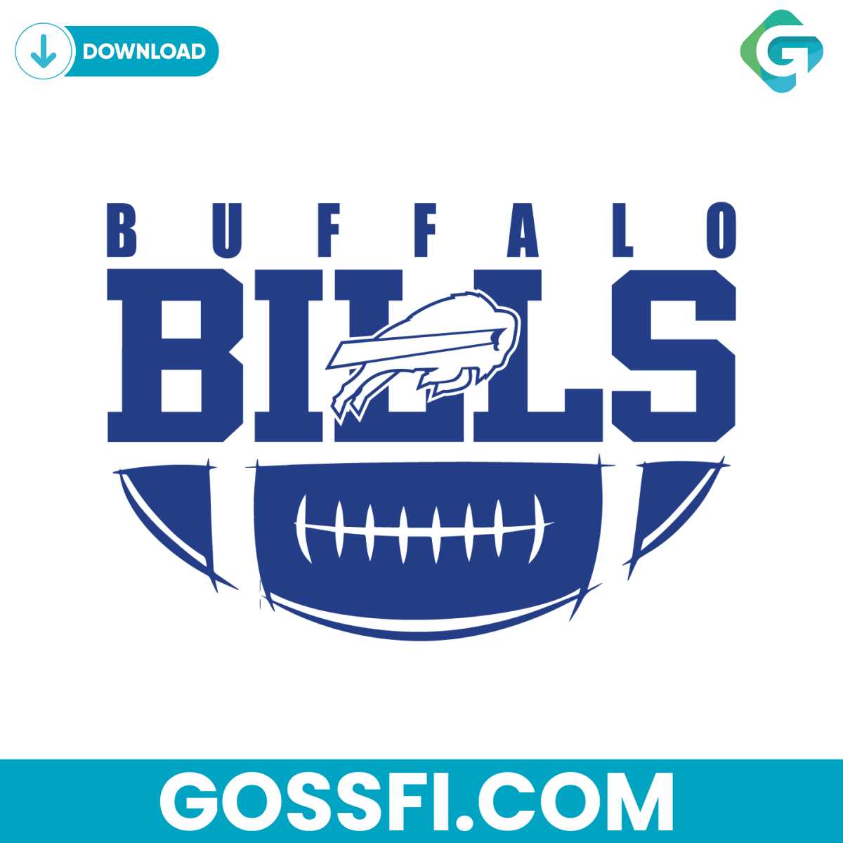 Buffalo Bills Football Svg Digital Download - Gossfi.com