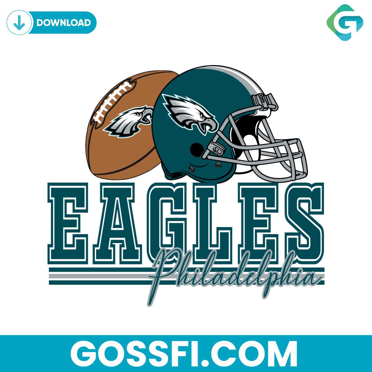 Philadelphia Eagles Helmet Deer Antlers Svg Digital Download - Gossfi.com