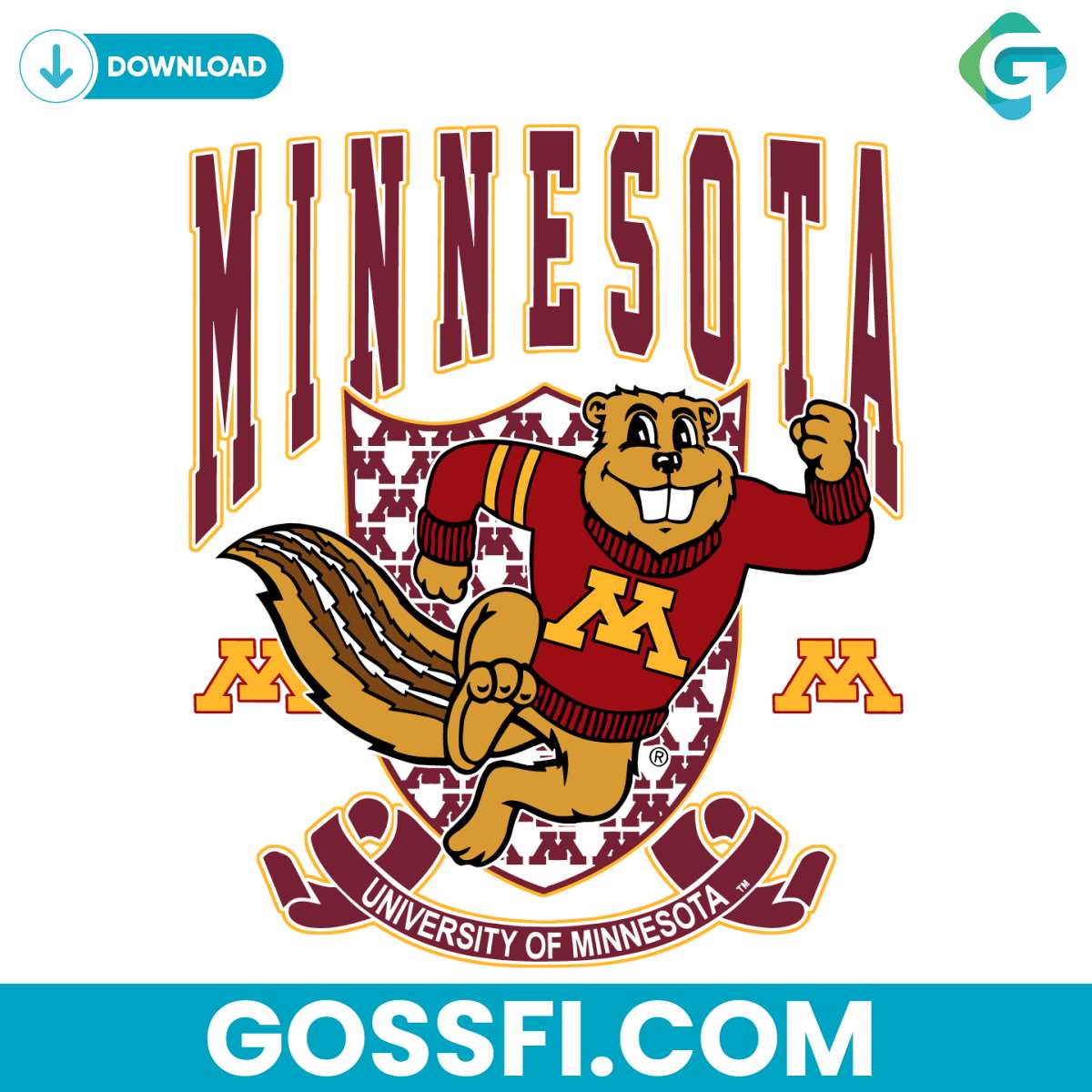 Minnesota Golden Gophers NCAA Svg Digital Download - Gossfi.com