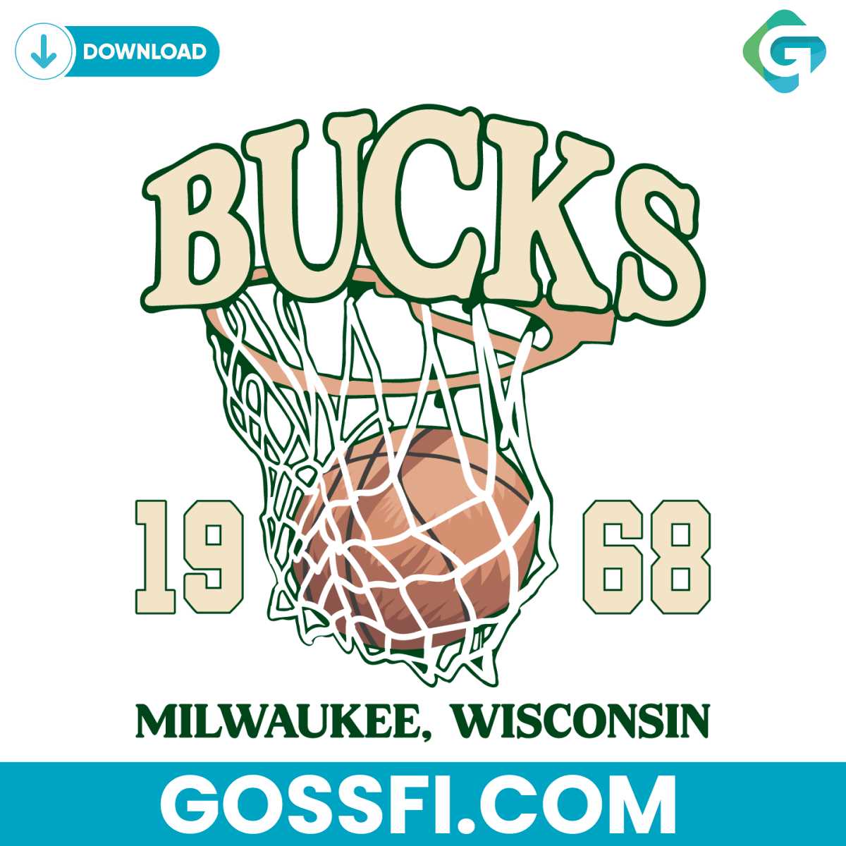 Vintage Bango Milwaukee Bucks Svg Digital Download - Gossfi.com