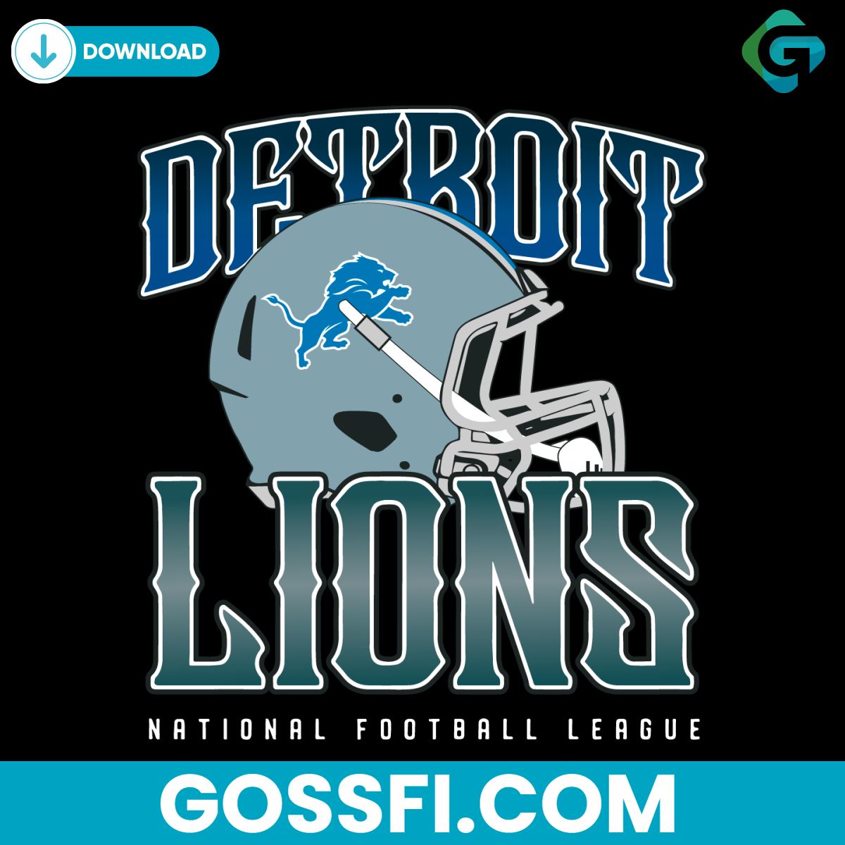 Detroit Lions National Football League Svg Digital Download - Gossfi.com