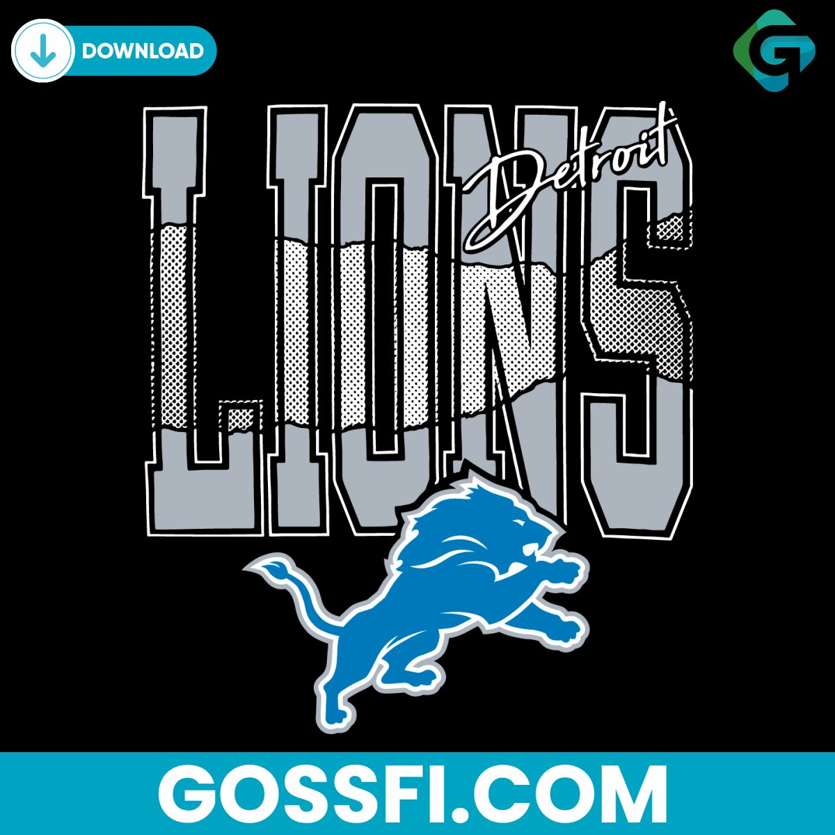 Detroit Lions Football Svg Cricut Digital Download - Gossfi.com