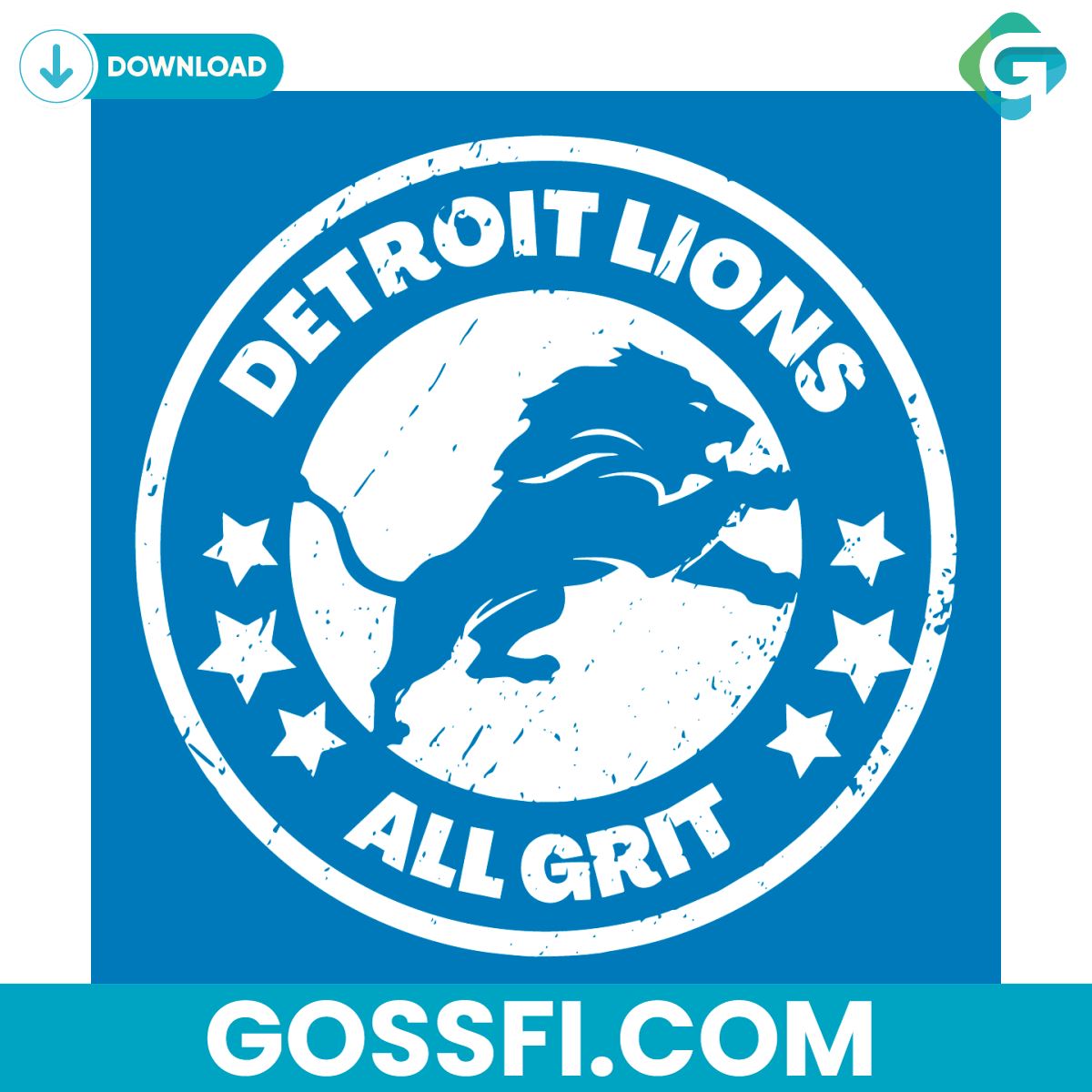 Detroit Lions Football Svg Digital Download - Gossfi.com