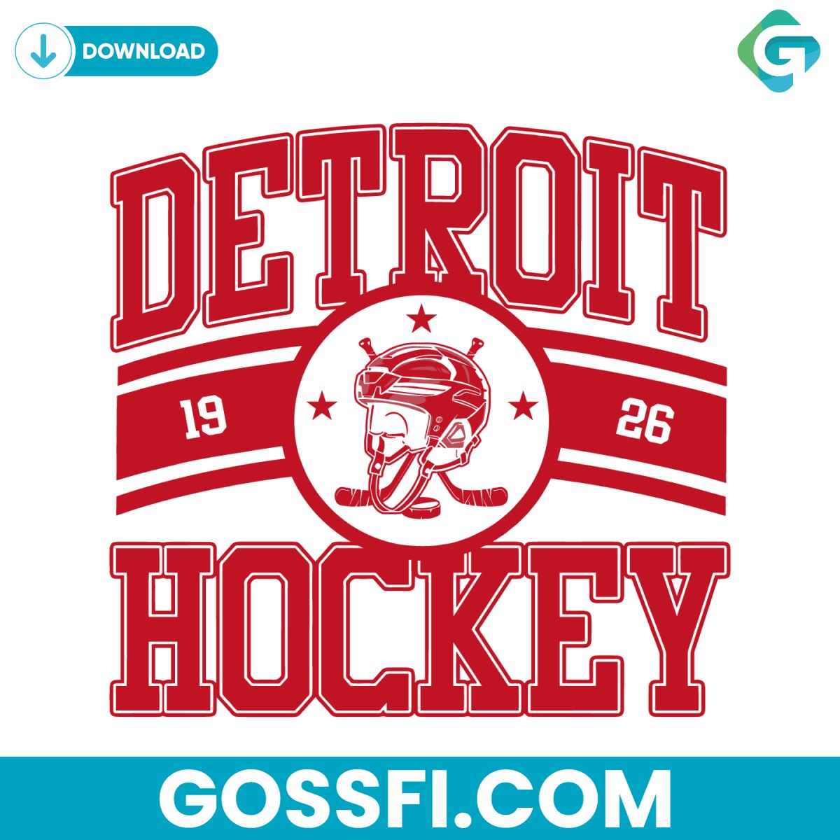 Vintage Detroit Red Wing Hockey Svg Digital Download - Gossfi.com