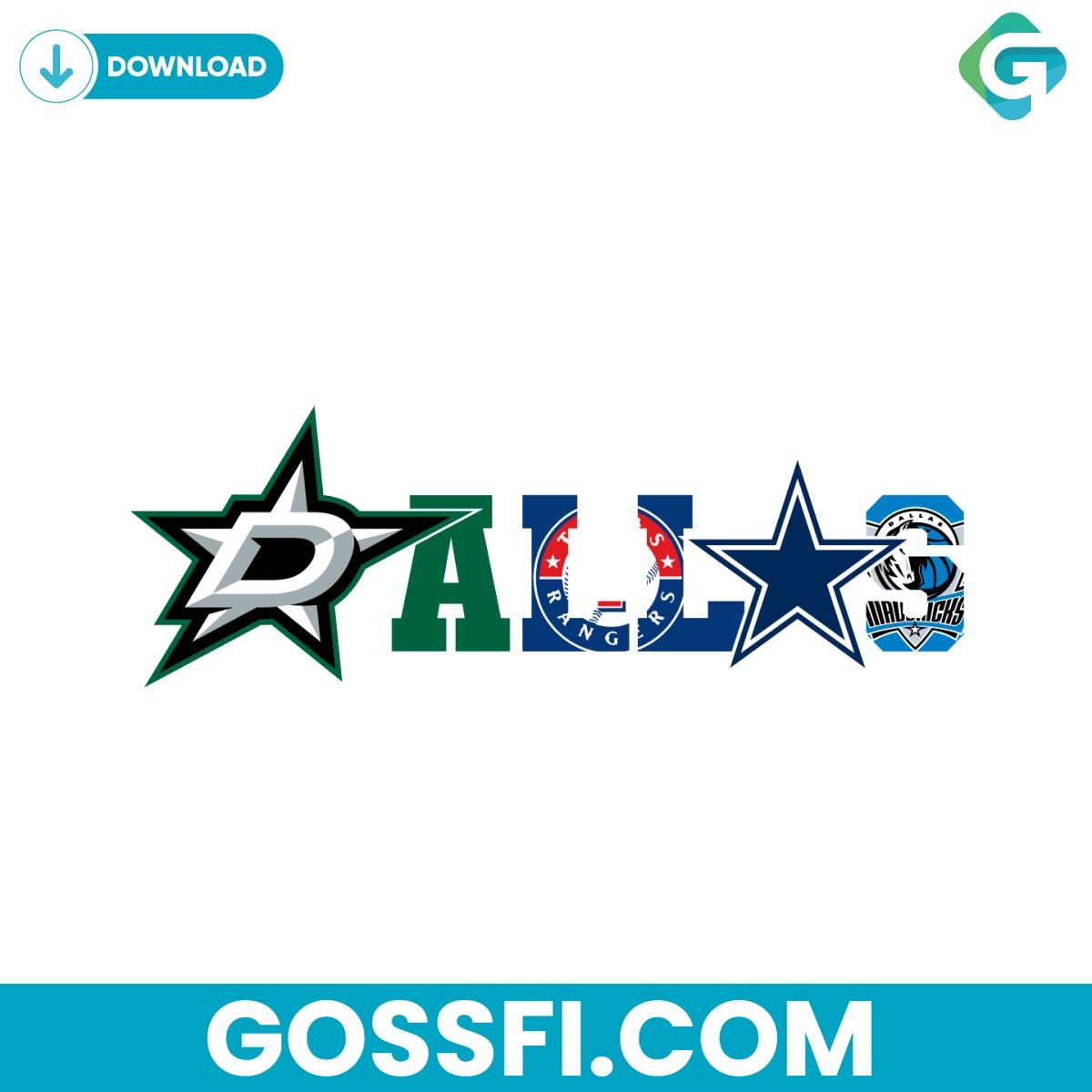 Dallas Sport Teams Svg Cricut Digital Download - Gossfi.com