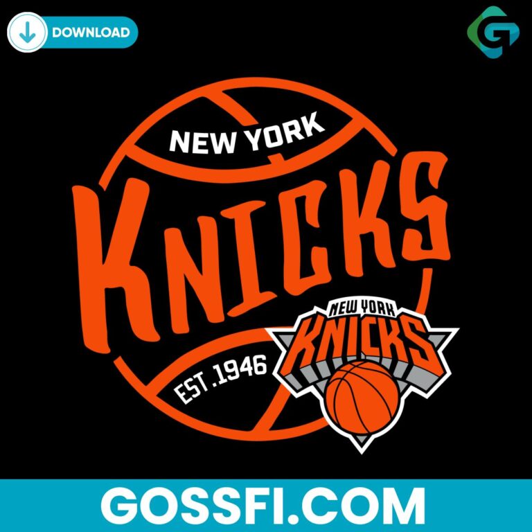 Vintage New York Knicks 1946 Basketball Svg Digital Download - Gossfi.com
