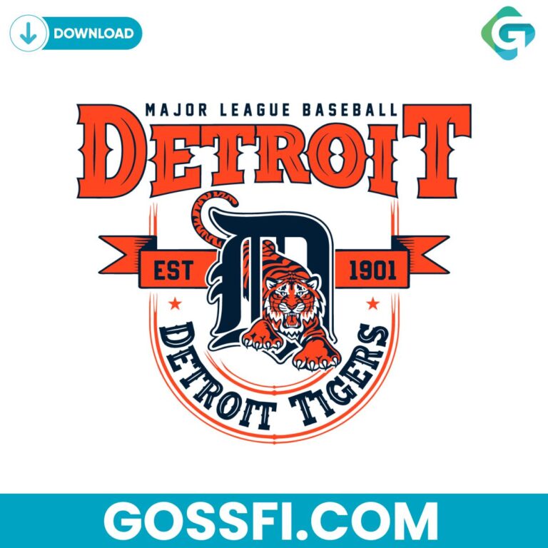 Detroit Tigers Cut Files SVG Files Bundle - Gossfi.com