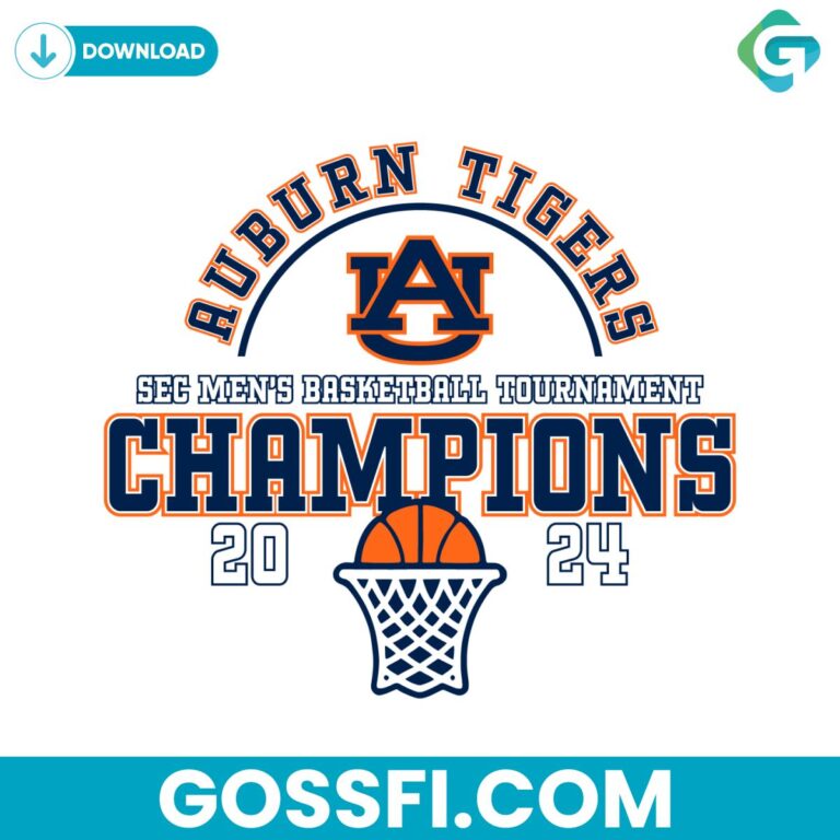 Auburn Tigers 2024 SEC Mens Basketball Tournament Svg - Gossfi.com